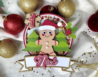 Gingerbread Treat Toppers Christmas Goody Bag Topper Sweet - Etsy