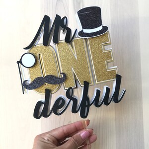 Mr Onederful Cake Topper | Mr Onederful | Smash Cake Topper | First ...