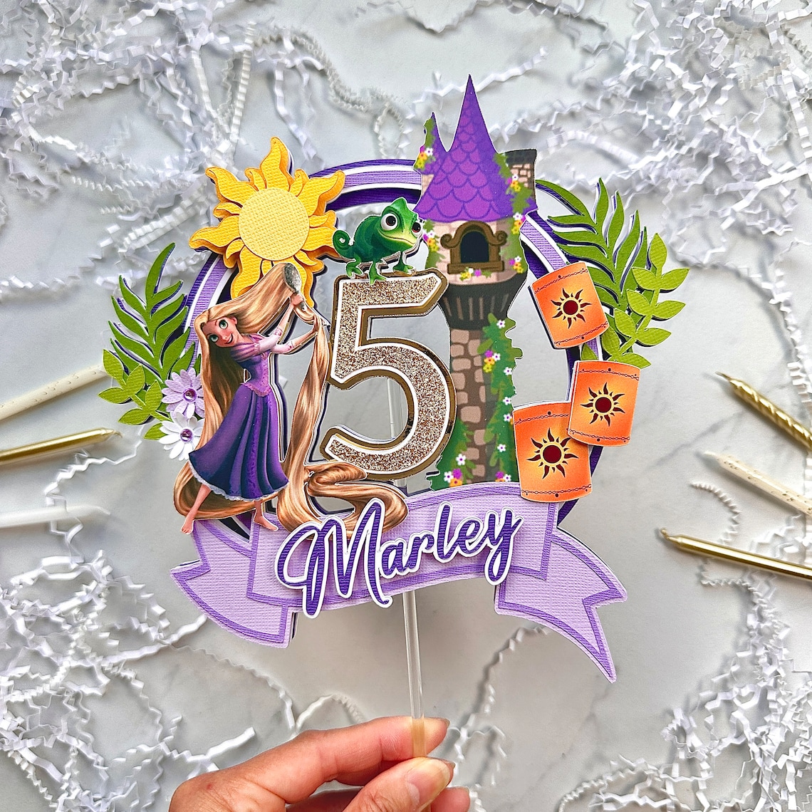 Rapunzel Cake Topper | Tangled Birthday Party | Disney Rapunzel Cake ...