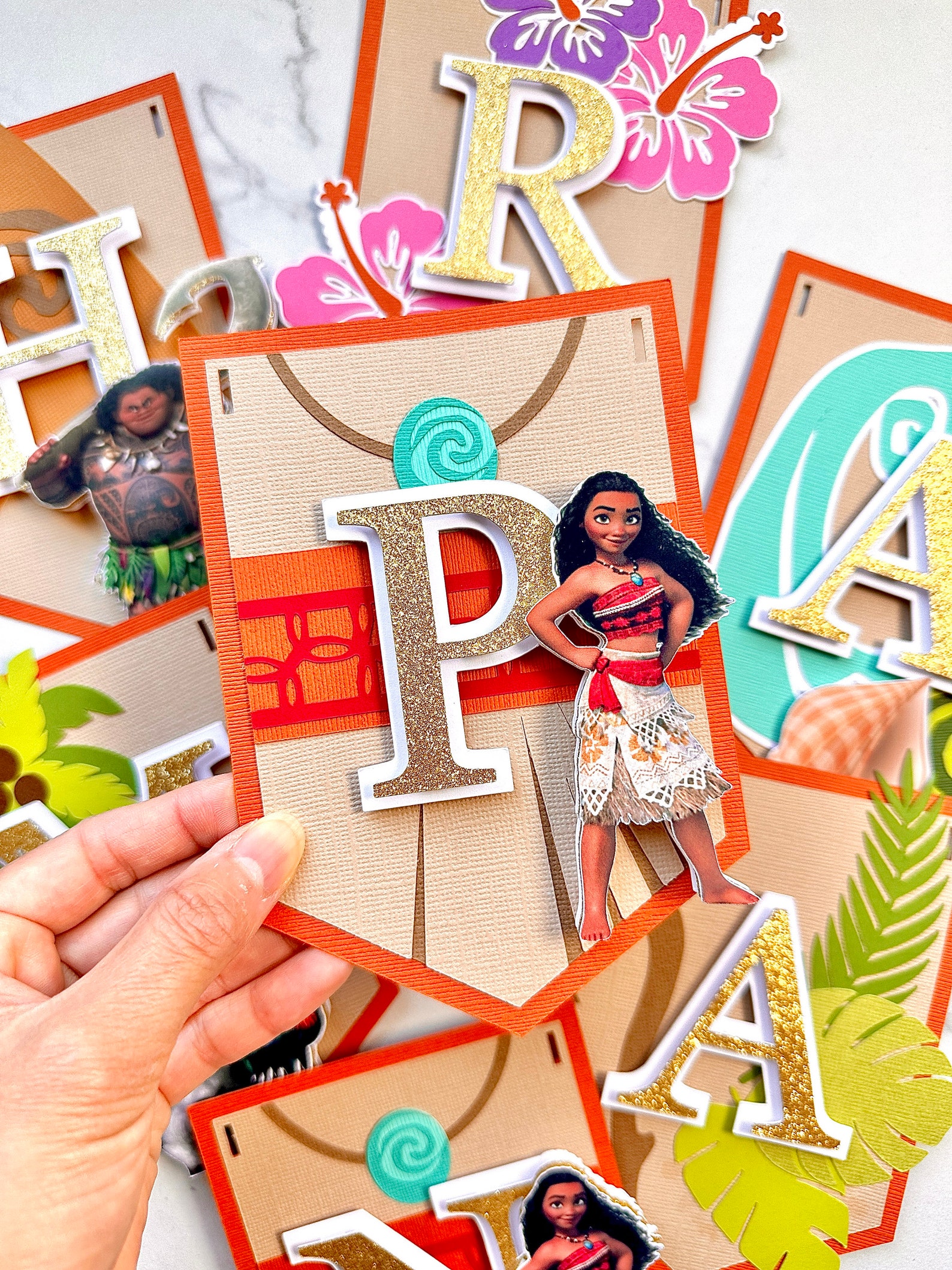 Moana Birthday Banner | Party Banner | Custom Banner | Disney ...