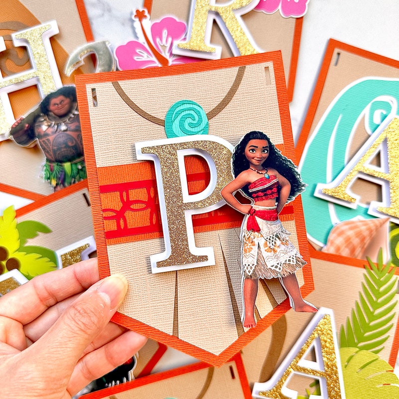 Moana Birthday Banner - Etsy