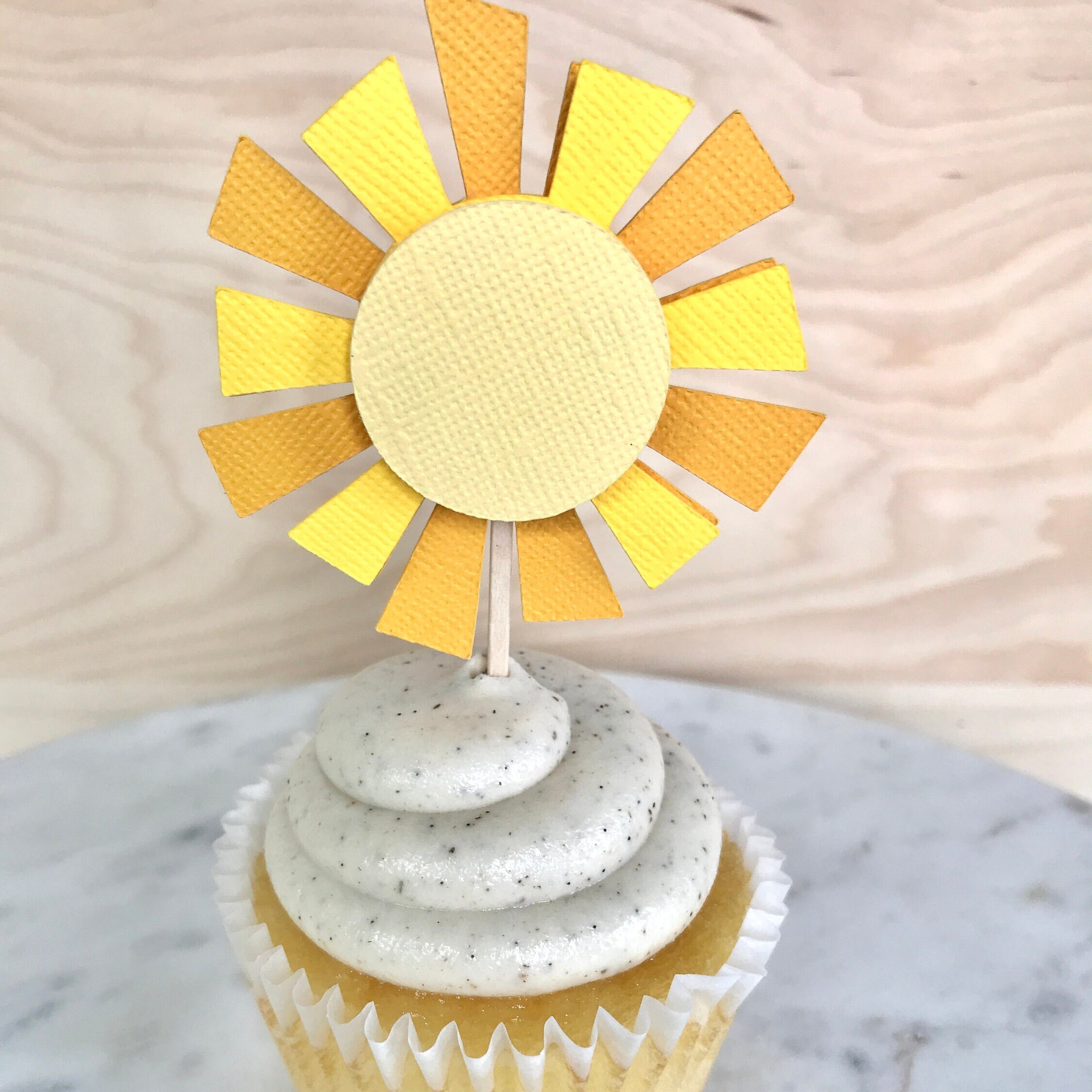 Sun Cupcake Toppers | Sunny Toppers | Sunshine Toppers | Little ...