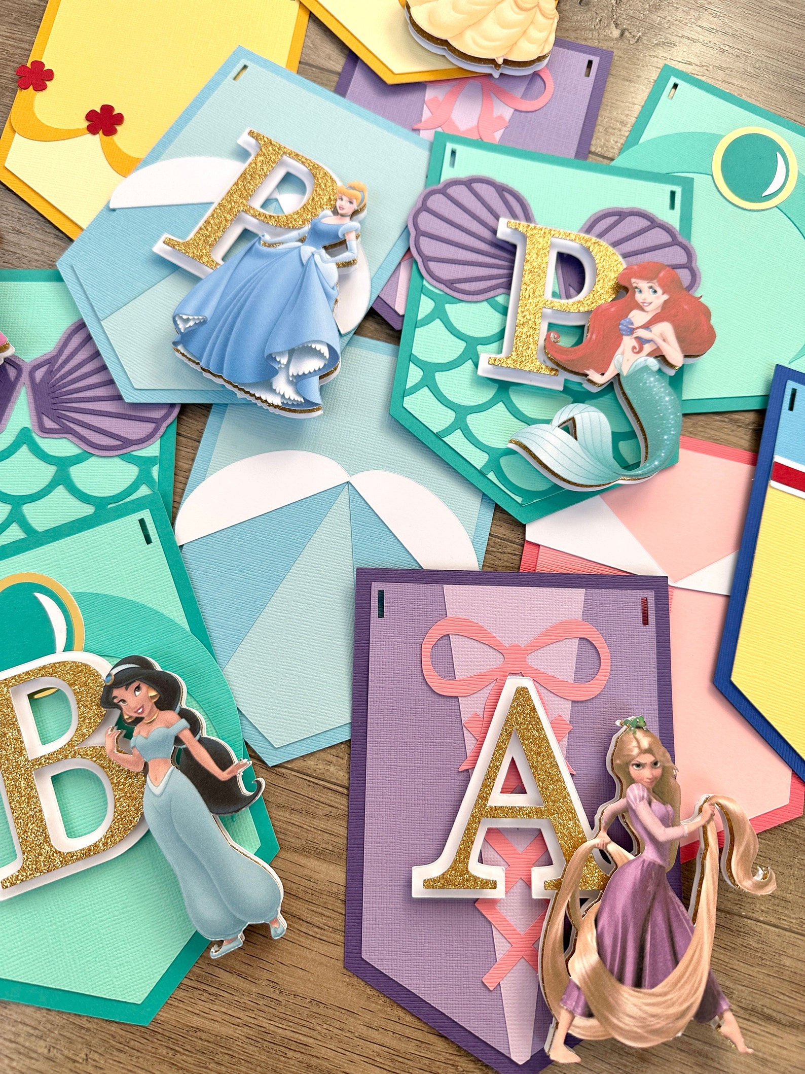 Disney Princess Birthday Banner | Party Banner | Custom Banner | Disney ...