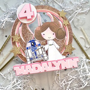 Princess Leia Cake Topper | Star Wars Cake Topper | Star Wars Inspired ...