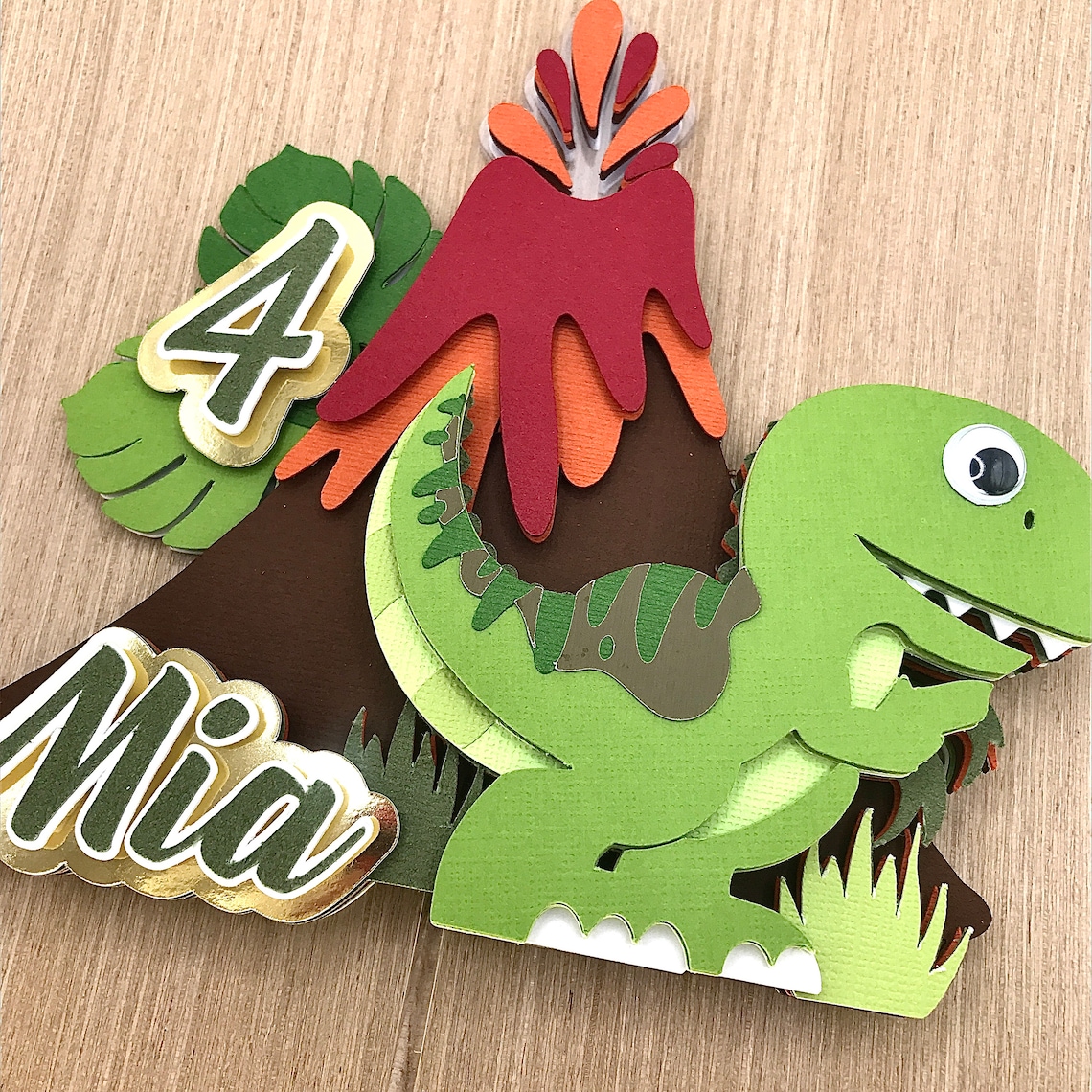 Dinosaurus Cake Topper T-Rex Cake Topper Verjaardag Cake - Etsy Nederland