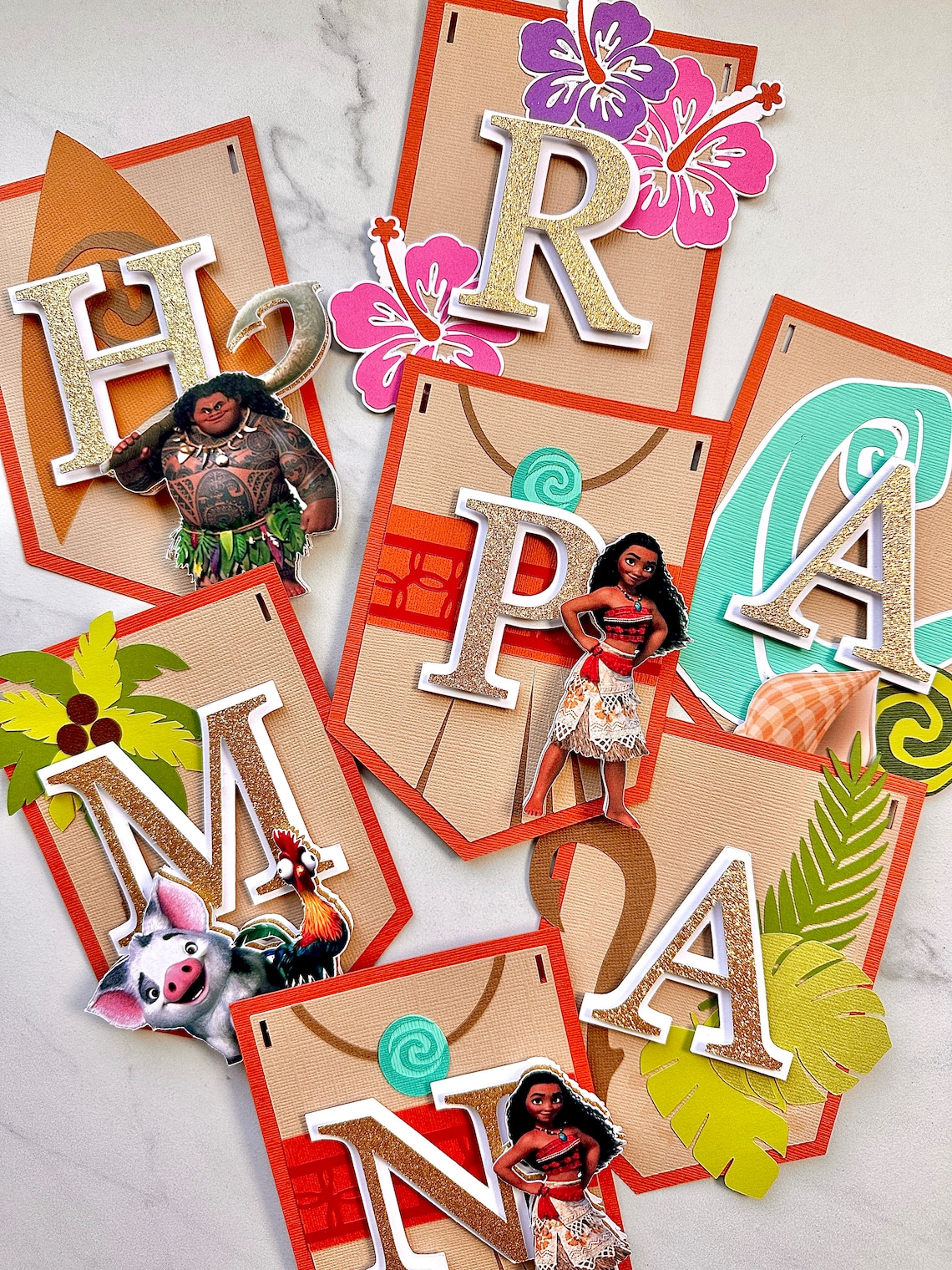 Moana Birthday Banner | Party Banner | Custom Banner | Disney ...