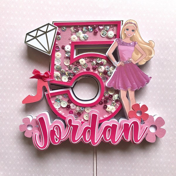 Barbie Cake Toppers - Etsy