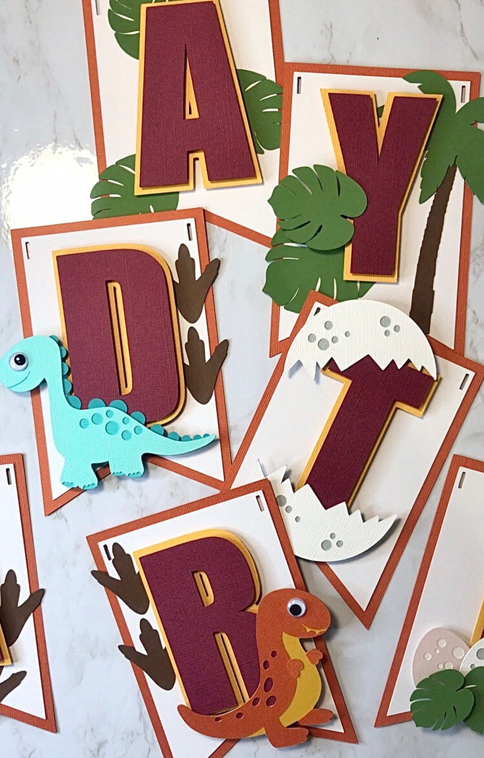 Dinosaur Party Banner | Happy Birthday Banner | Custom Banner ...