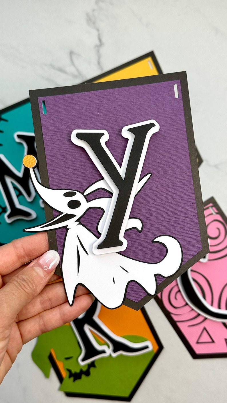 Nightmare Before Christmas Birthday Banner Party Banner - Etsy