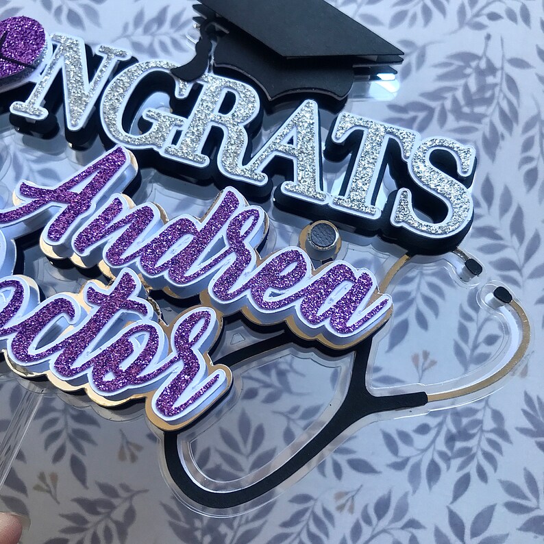 Doctor Graduation Cake Topper | Graduation Cake Topper ...