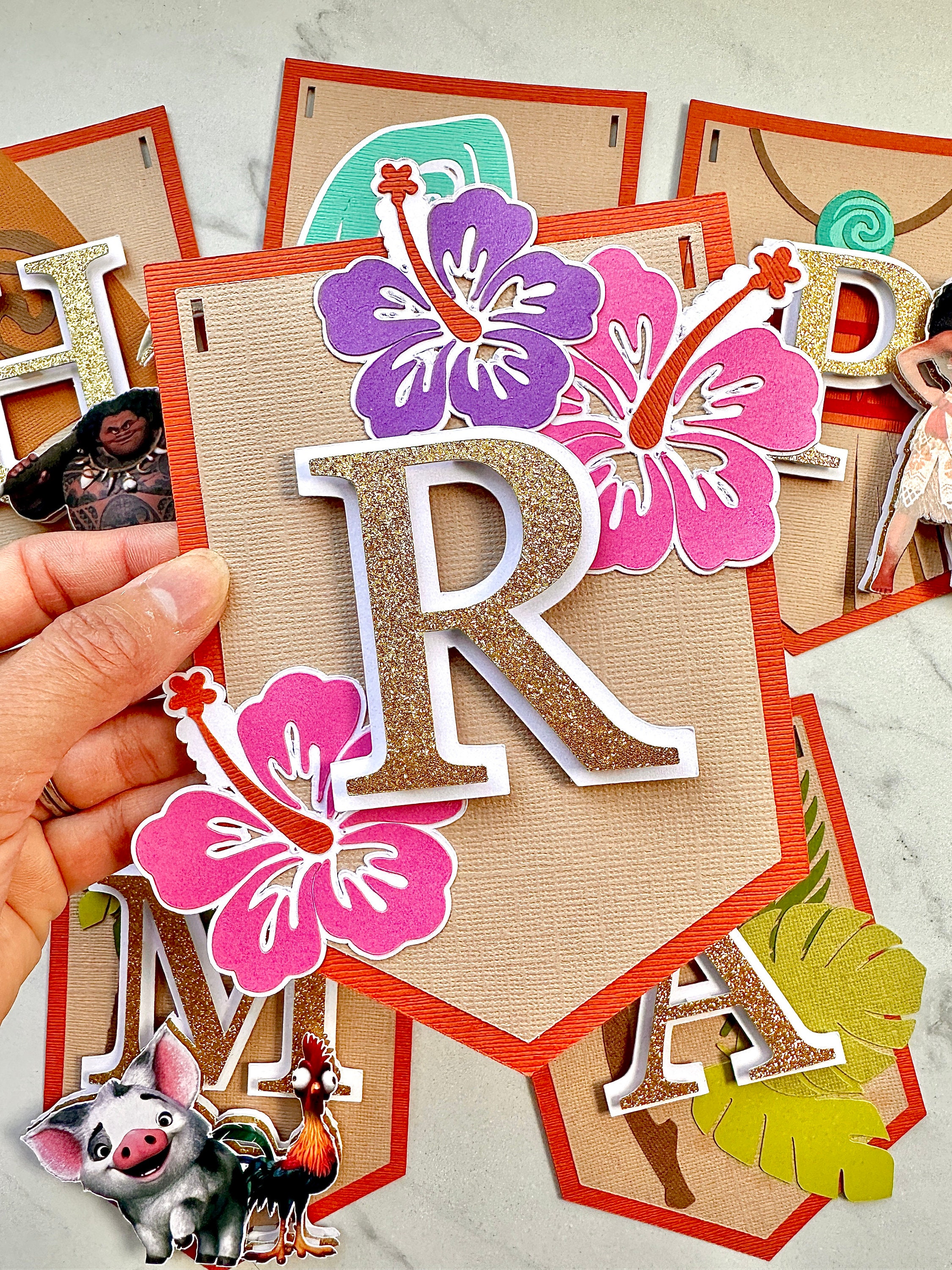 Moana Birthday Banner | Party Banner | Custom Banner | Disney ...