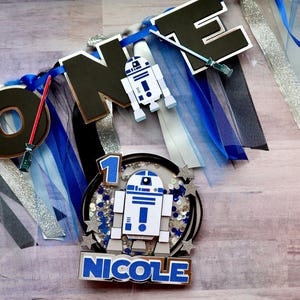 R2D2 Cake Topper | Star Wars Cake Topper | Star Wars Inspired Birthday ...