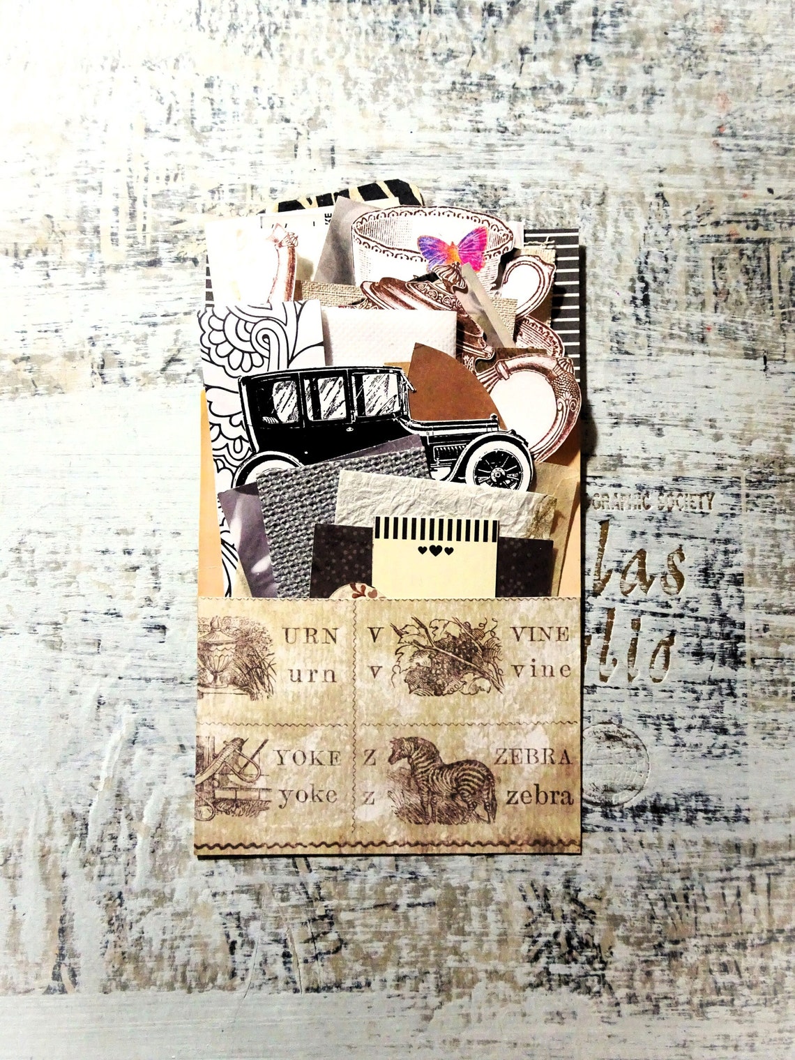 Scrap Pack, Paper Destash, Collage Fodder, Snippets, Ephemera ...