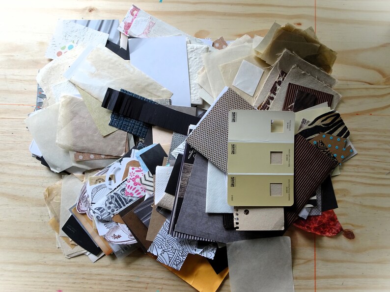 Scrap Pack, Paper Destash, Collage Fodder, Snippets, Ephemera ...