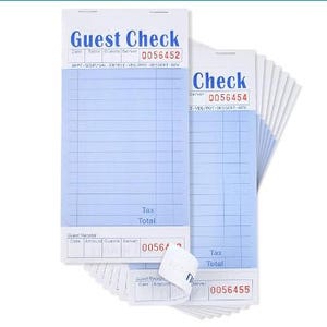 15 Loose Guest Checks, Junk Journal Filler, Ephemera, Server Notes and ...