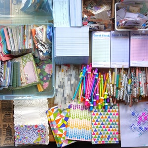 Mystery Grab Bag, Junk Journal Filler, Ephemera, Tickets, Inventory ...