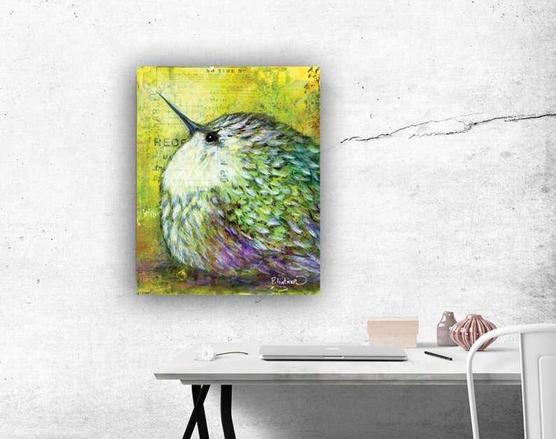 Hummingbird Print, Fat Hummingbird Art Print, Fat Bird - Etsy