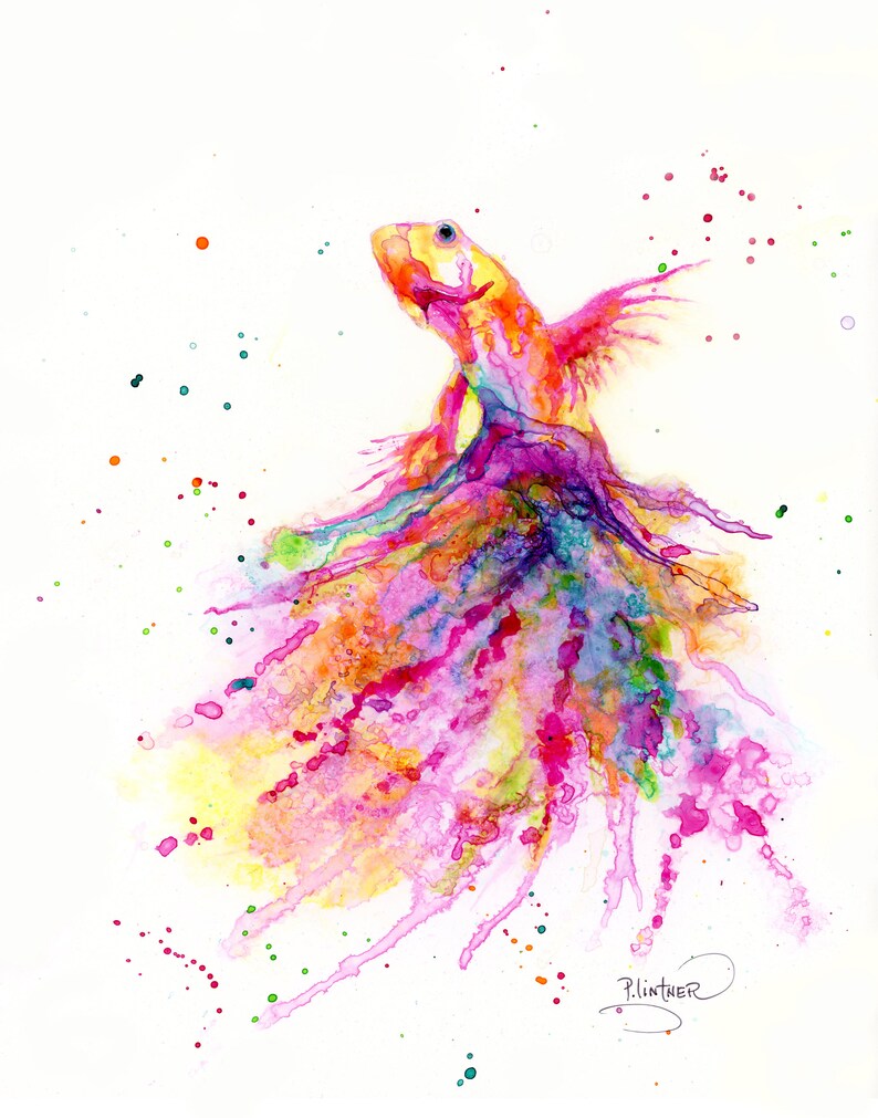 Colorful Betta Fish Art Print by Patricia Lintner - Etsy Colorful Betta Fish Art Print by Patricia Lintner - Etsy