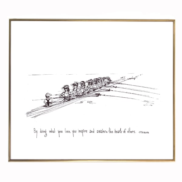 Rowing Art - Etsy