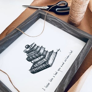 Books "a Teacher Takes a Hand, Opens a Mind and Touches a Heart." 8x10 ...