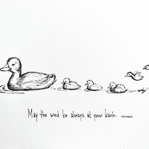 Duck With 5 Children “may the Wind Be Always at Your Back.” Irish ...
