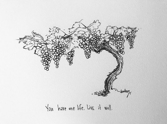 Vine Tree Drawing