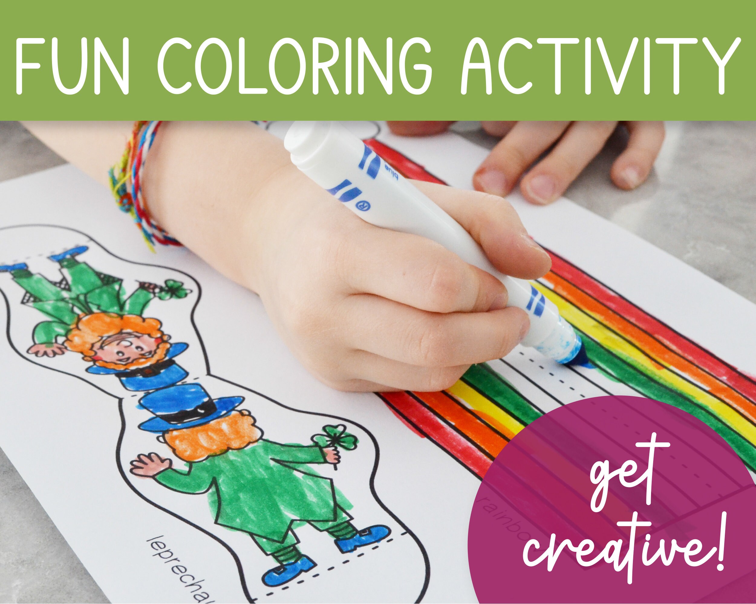 Leprechaun Paper House Printable Activity for Kids, St. Patrick’s Day ...