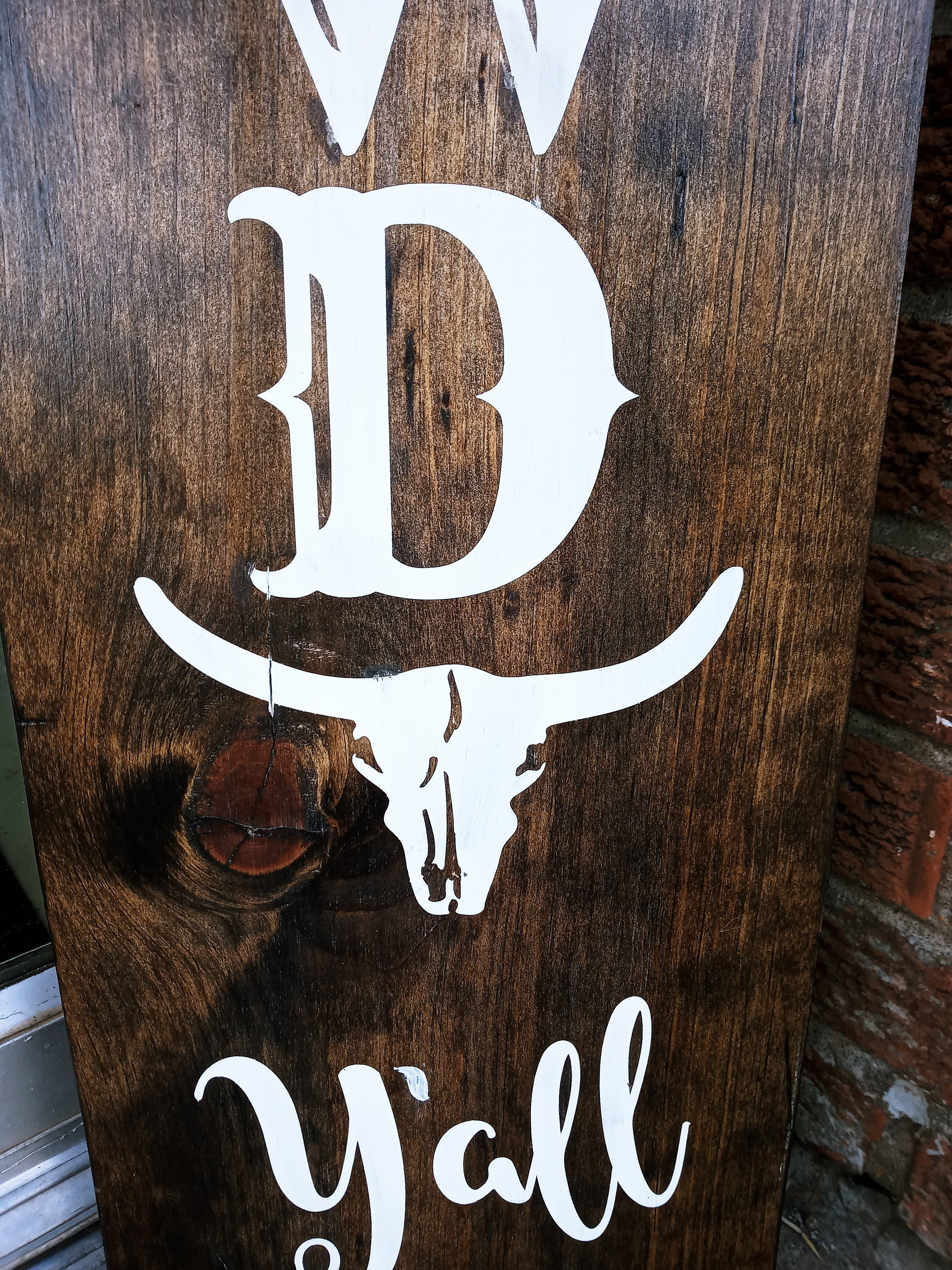 Howdy Y'all Wood Sign - Etsy