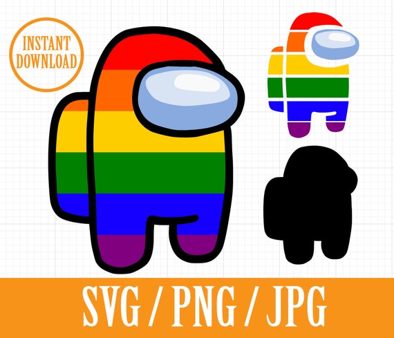 LGBTQ Among US Lgbtqai Rainbow Flag SVG Png Jpg | Etsy