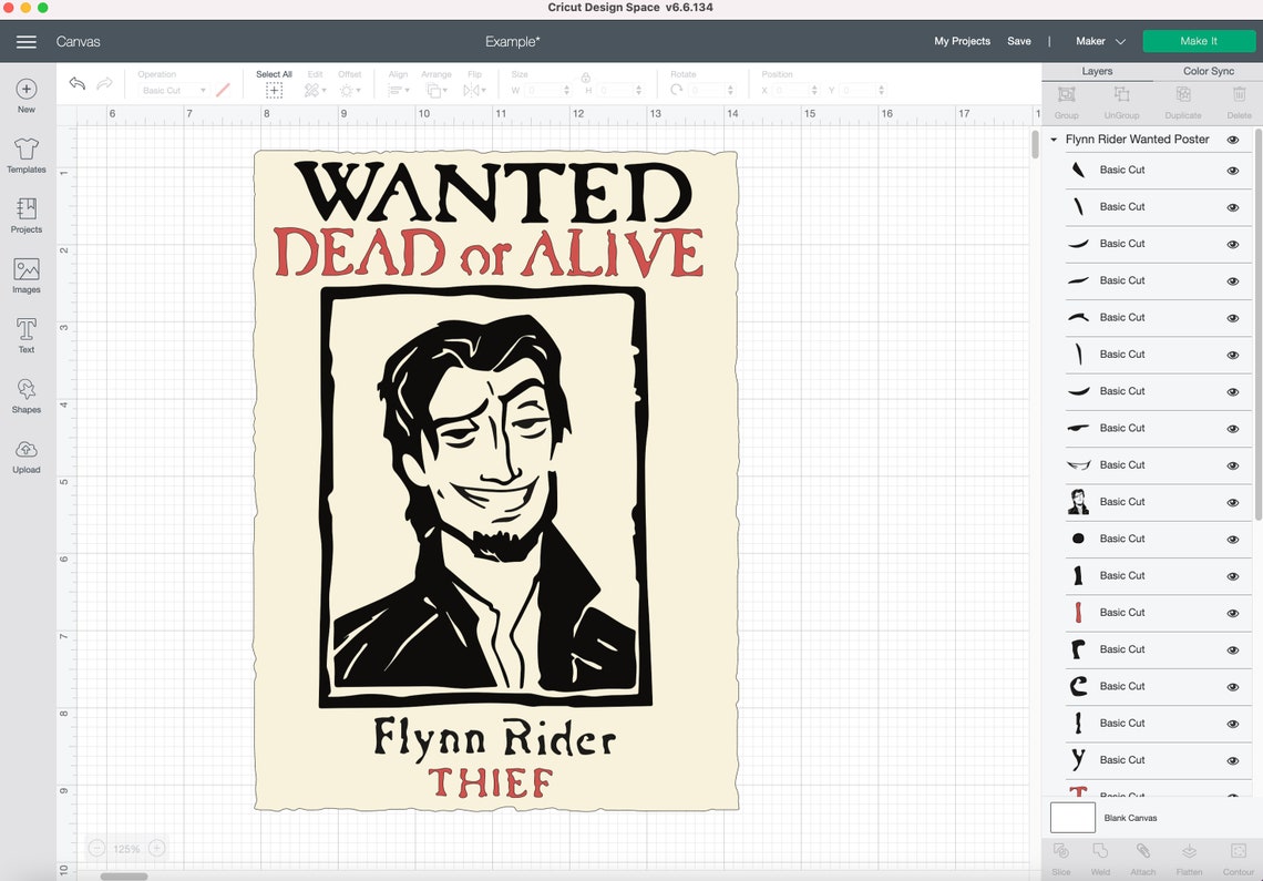 Flynn Rider Wanted Poster DISNEY TANGLED Rapunzel SVG | Etsy