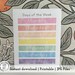 Days of the Week Printable | Watercolor PRINTABLE | Educational ...