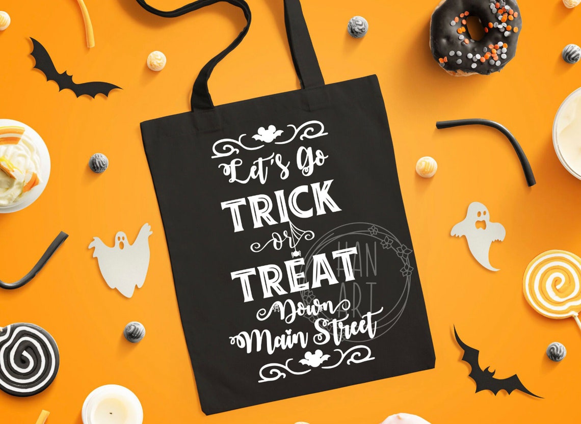 Lets Go Trick or Treat Down Main Street Disneyland / Magic - Etsy