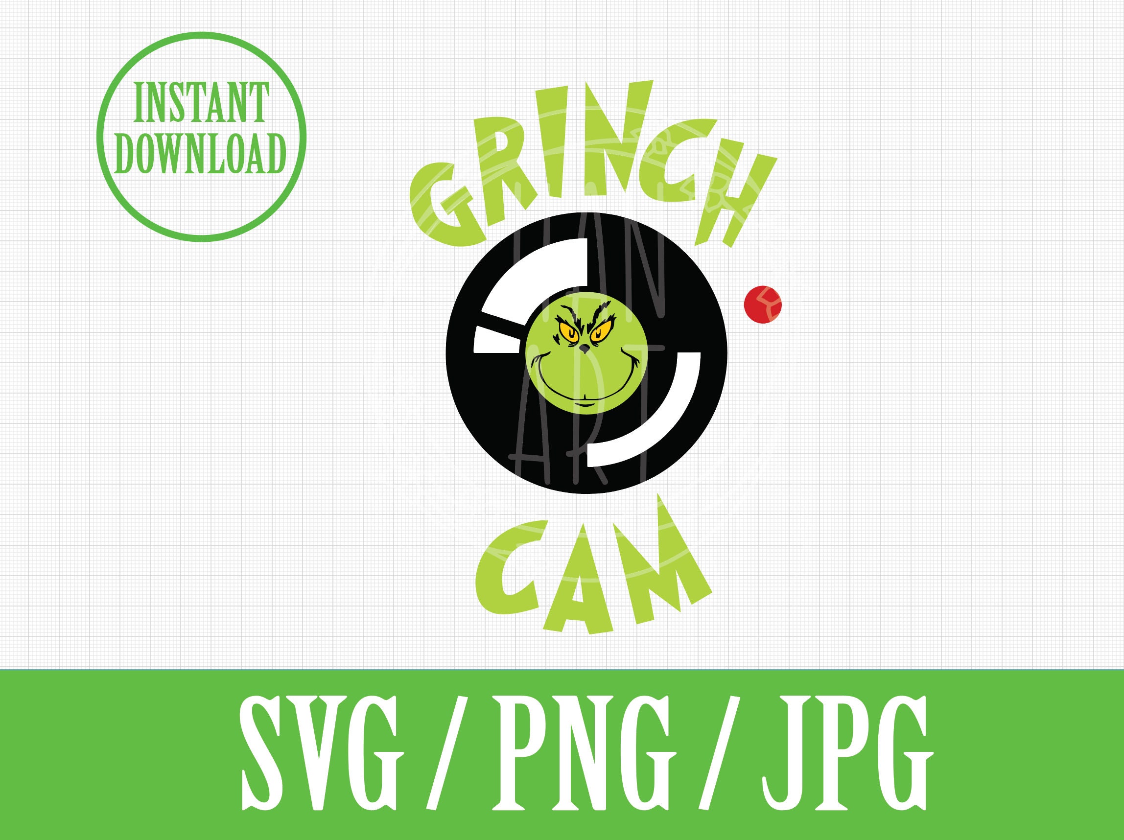Grinch Cam Dr. Seuss Christmas Holiday Layered SVG Png - Etsy