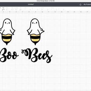 Boo Bees Ghost HALLOWEEN FUNNY - SVG, Png, Jpg - Instant File Download ...