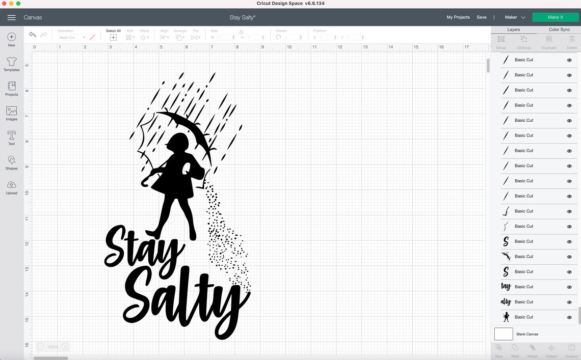 Stay Salty Salt Girl SVG PNG JPG Instant File Download - Etsy