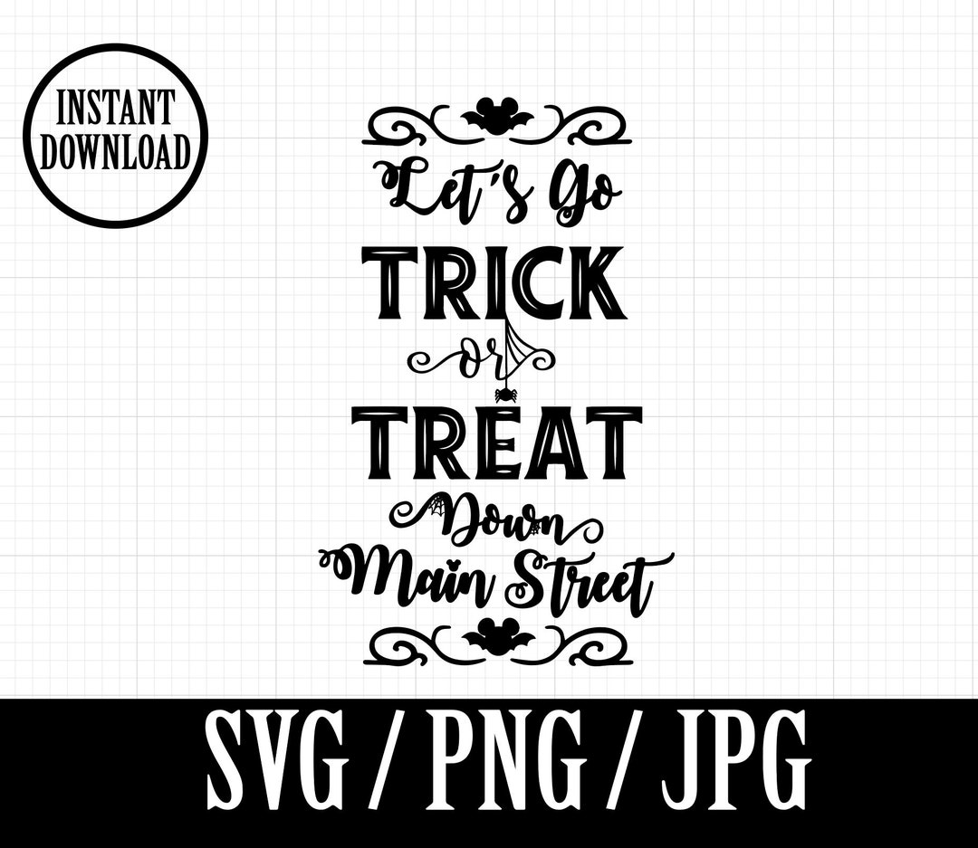 Lets Go Trick or Treat Down Main Street - Disneyland / Magic Kingdom ...