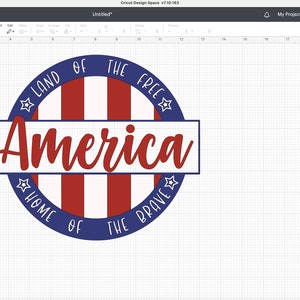 AMERICA Land of the Free Home of the Brave - American Flag - 4th of ...