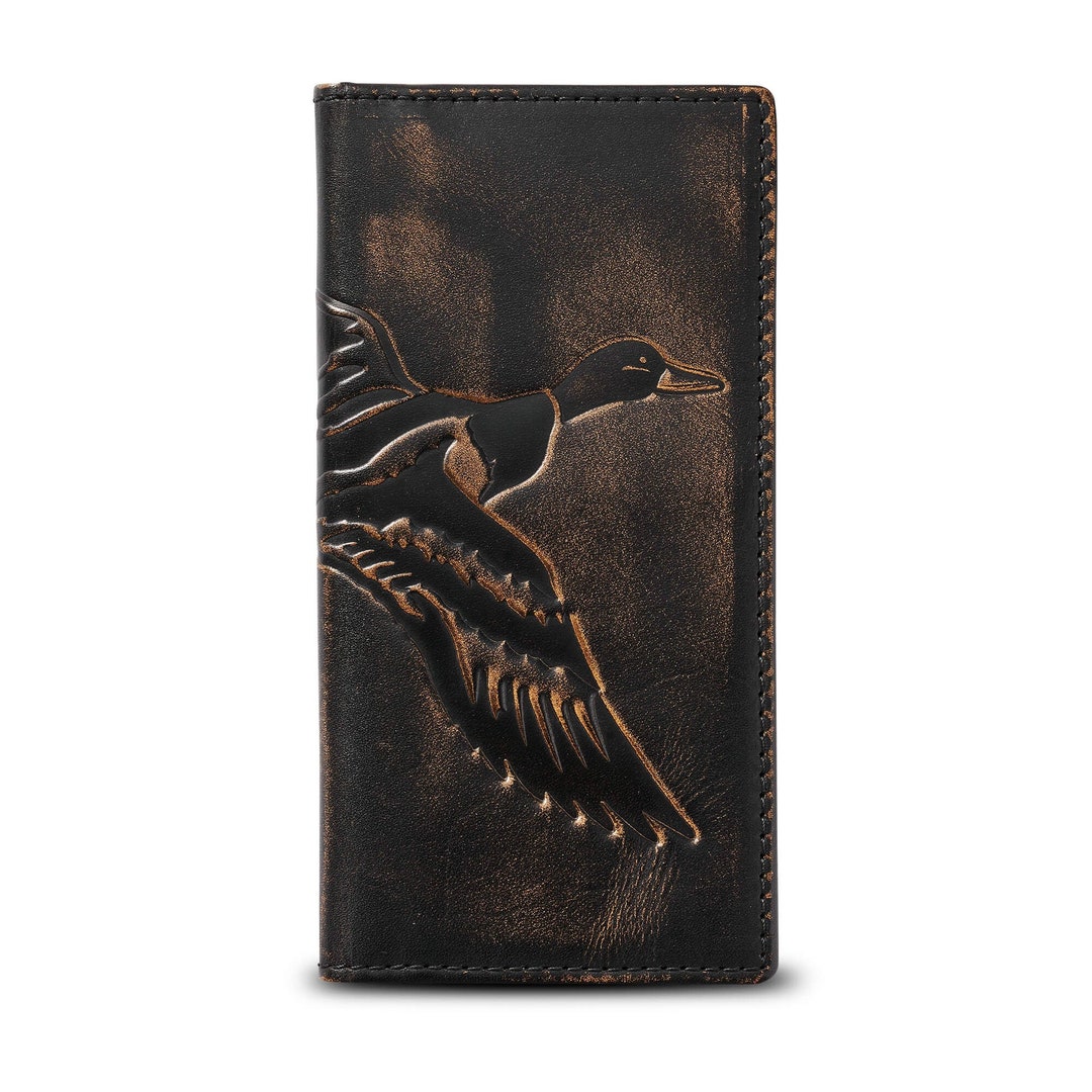 DUCK Long Bifold Wallettall Walletrodeo Walletpersonalized Walletmen's ...