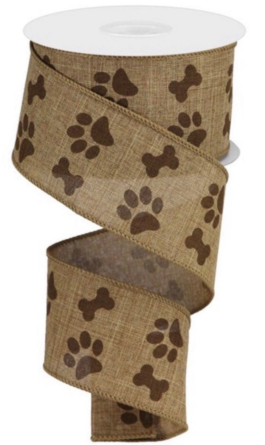 Dog Paw Ribbon Paw Print Ribbon Paw Print Wreath Bow Dog - Etsy