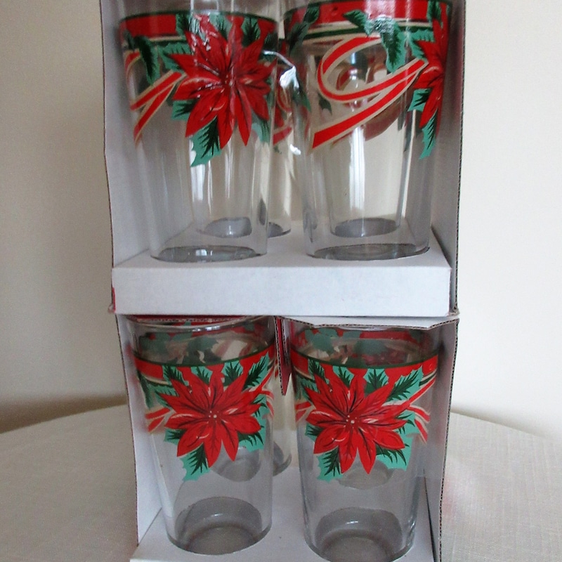 Christmas Glassware - Etsy