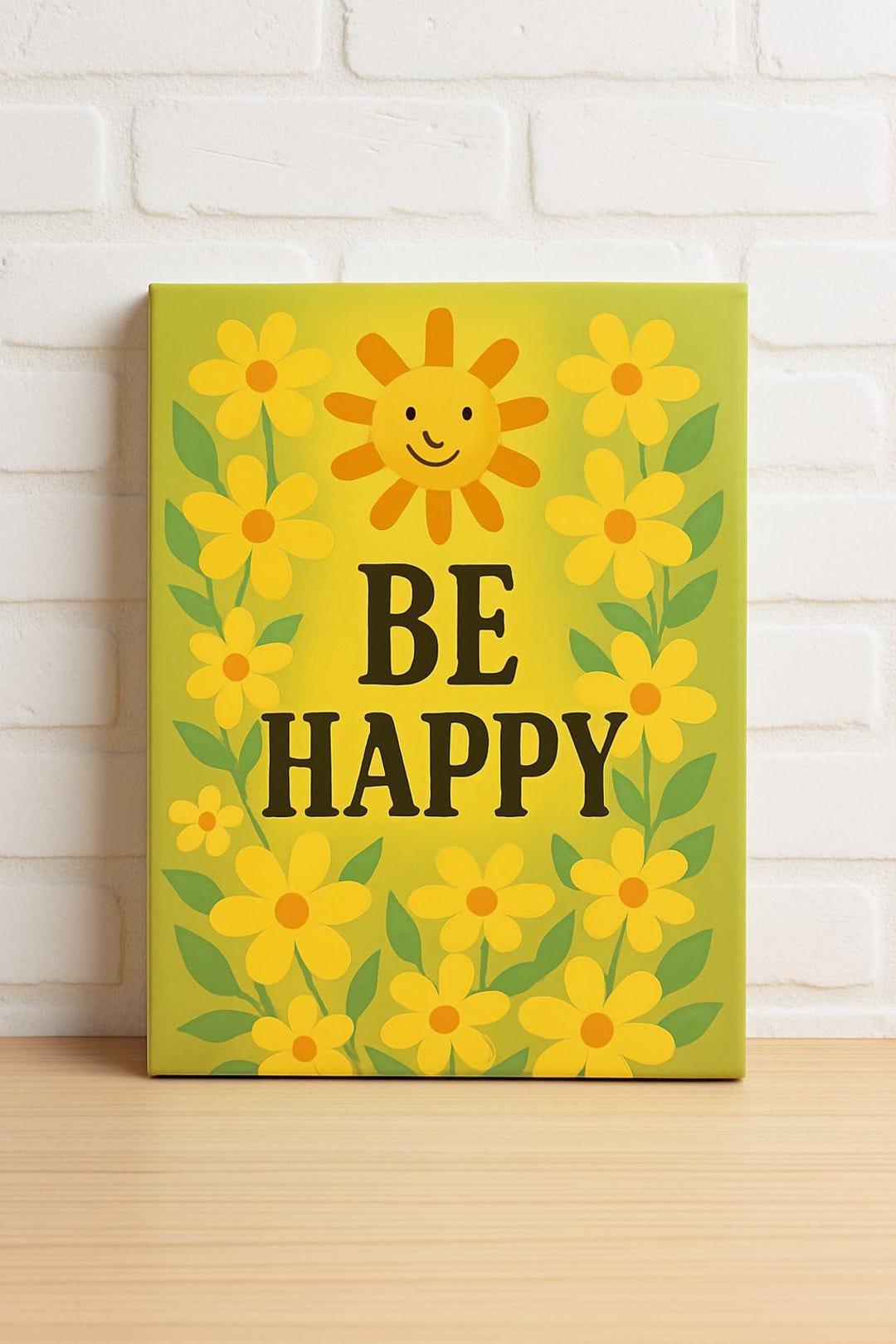 Be Happy DIGITAL Poster Art - Etsy