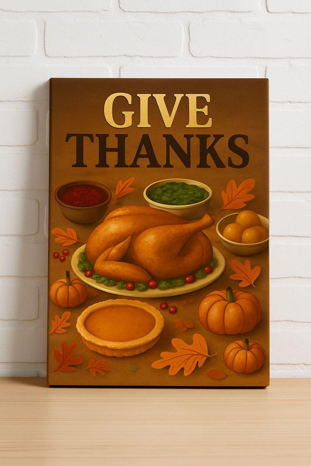 Give Thanks DIGITAL Poster Art - Etsy