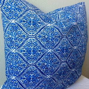Euro Covers/shams/bed Pillows/ Decorative Pillows /blue Pillows ...