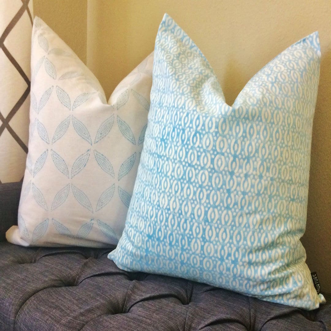 26x26 Euro Cover Blue Blue Euro Sham Cushion Covers - Etsy