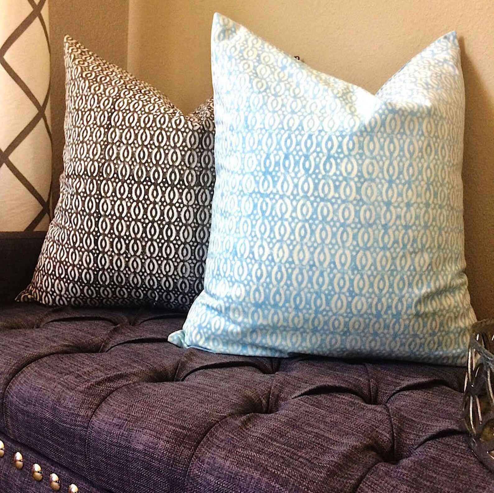 26x26 Euro Covers Gray/ Grey Shams/ Euro Covers/ Bed Pillows/ | Etsy