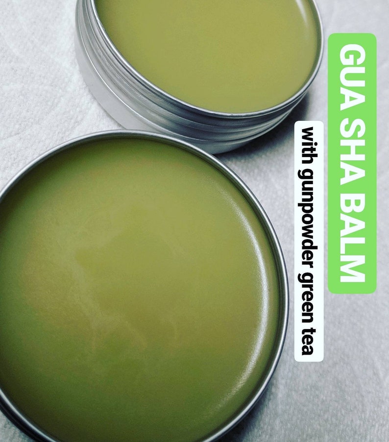 Gua Sha Facial Balm, Gunpowder Green Tea Balm, Anti-aging Moisturizer ...