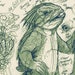 Monongy, the Fish Folk: Cryptid Bestiary Sketch Art Print - Etsy