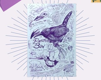 Monongy, the Fish Folk: Cryptid Bestiary Sketch Art Print - Etsy