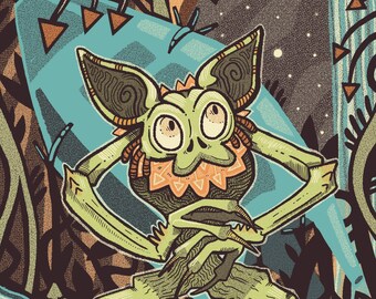 Retro Cryptid Poster - Etsy