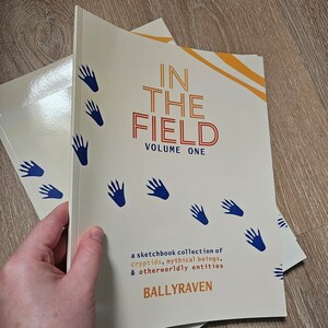 Cryptid Field Art Sketchbook & Collection Volume 1 Flipbook West Virginia, Appalachia, and ...